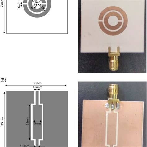 A Top And B Bottom Configurations Of The Proposed Split‐ring Download Scientific Diagram