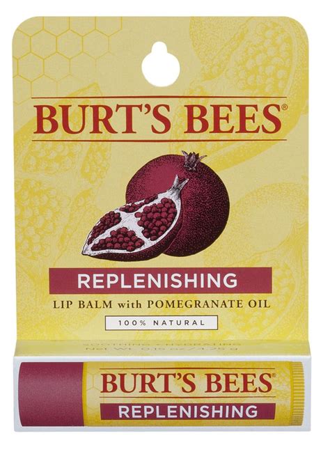 Replenishing Lip Balm With Pomegranate Oil Burts Bees Burts Bees