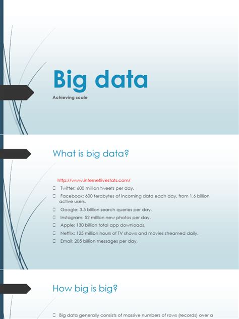 Big Data Pdf Computer Data Storage Time Complexity