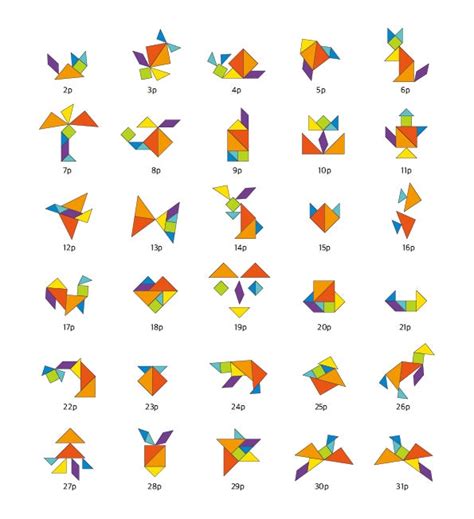 칠교놀이 도안 31장 프린트 스피드칠교 활동지 다운로드 네이버 블로그
