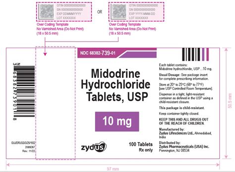 Midodrine Package Insert