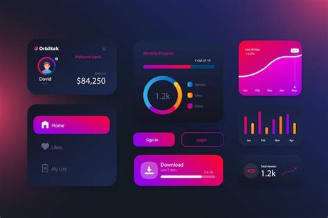 Premium Vector Vector Ui Kit Collection Bundle Pack