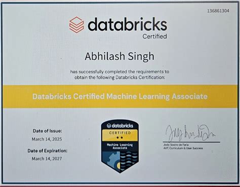 💫excited To Announce My Achievement Of The Databricks Certified