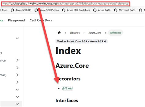 Make Docs Preview Link Target Vnext Automatically · Issue 1599 · Microsofttypespec · Github