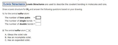 Solved Lewis Structures Are Used To Describe The Covalent