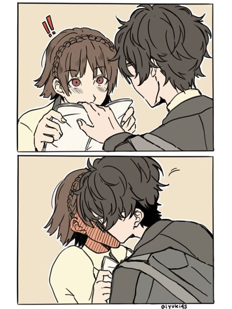 Amamiya Ren And Niijima Makoto Persona And 1 More Drawn By Aiyukii4s Danbooru