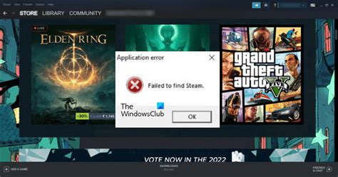 How To Fix Failed To Find Steam Error On Windows 1110