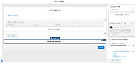Trigger Screen Actions With A Click Of A Button By Using The Action