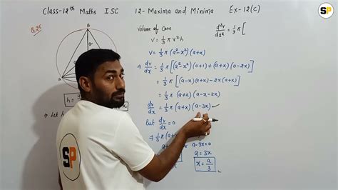 Class 12 Maths Application Of Derivatives Maxima And Minima