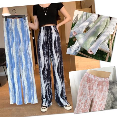 กางเกง 7 ส่วน กางเกงพลีท กางเกงขายาว กางเกงคนอ้วน คนท้อง ใส่สบาย อัด