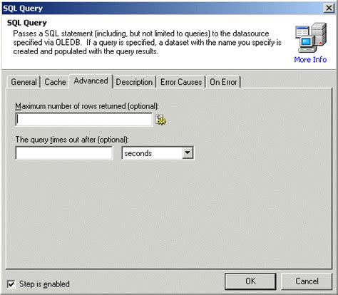 Execute SQL Query Action