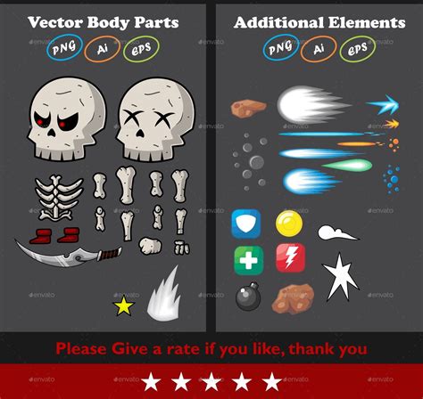 Skeleton Game 2d Character Sprite Game 2d 2d Character Sprite