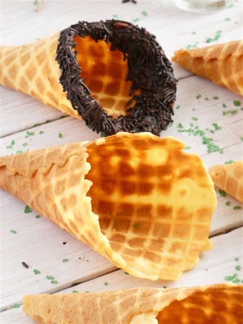 Waffle Ice Cream Cones My Baking Saga