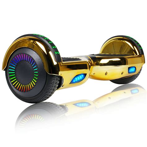 All Terrain Hoverboard Bluetooth Chrome Electric Self Balancing
