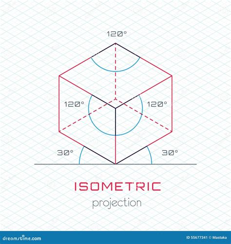 Frame Object In Axonometric Perspective Isometric Grid Template Cartoon Vector Cartoondealer