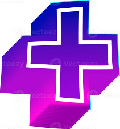 3d Gradient Color Symbol 22980707 Png