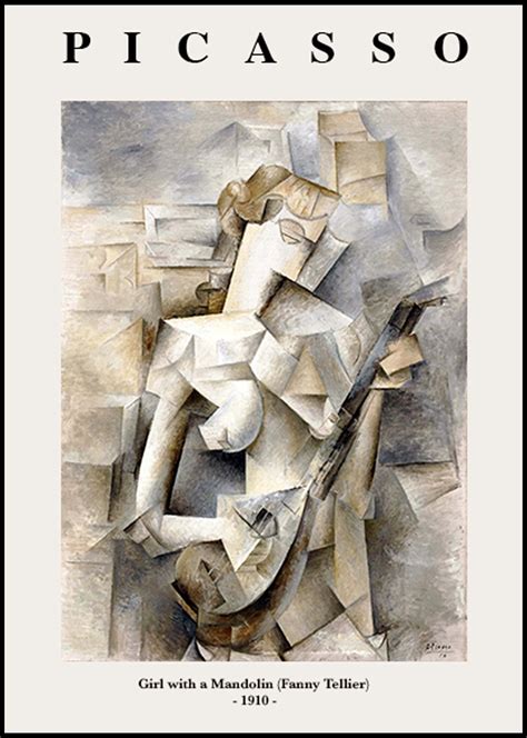 Pablo Picasso Girl With A Mandolin Poster In 2024 Picasso Cubism