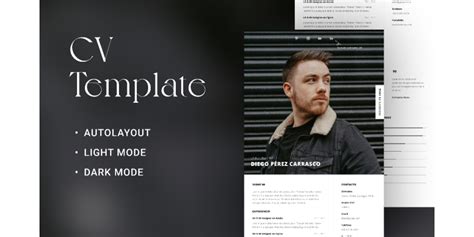 Cv Template Autolayout Figma