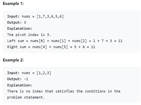 solved 724 find pivot index easy 3835 433 add to list share