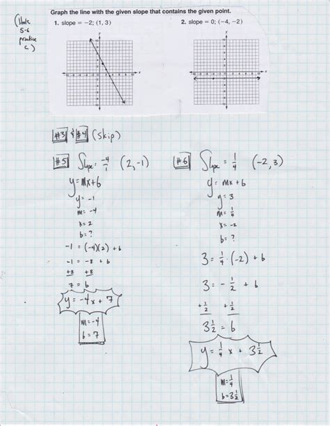 Yesterdays Work Unit 3 Linear Functions Have A Problem Use Math