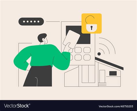 Access Control System Abstract Concept Royalty Free Vector