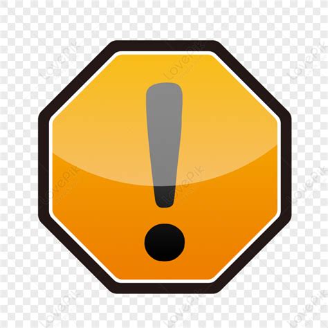 만화 기호 귀여운 일러스트 이미지 창조적 인 그림 느낌표 노란색 서명지시자노랑 Png 일러스트 무료 다운로드 Lovepik