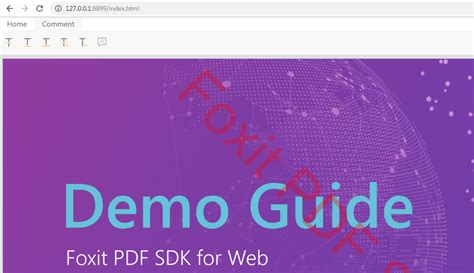 Developer Guide For Foxit Pdf Sdk For Web Foxit Developers