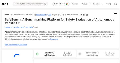Safebench A Benchmarking Platform For Safety Evaluation Of Autonomous