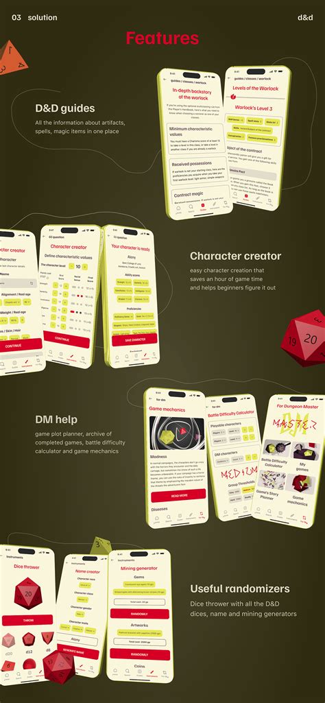 Dandd Mobile App Dungeons And Dragons On Behance