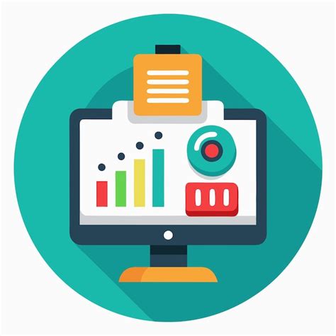 Comprehensive Monitoring Clip Art Icon For Oversight And Management Premium Ai Generated Vector