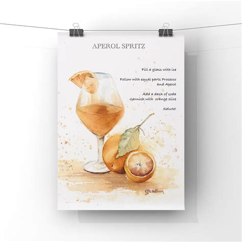 Printable Aperol Spritz Recipe