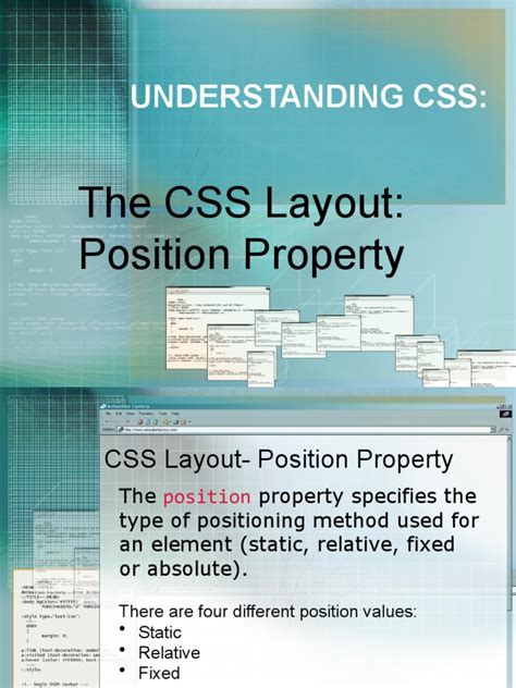 lesson 5 css positioning pdf page layout software development