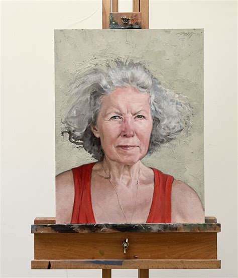 Dick Tulp On Linkedin I See You 2024 By Dick Tulp Oil On Canvas On Panel 49x38 Cm