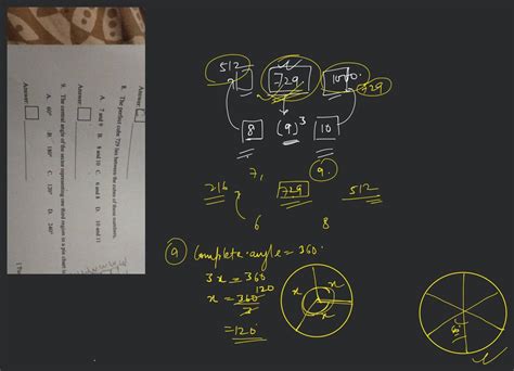 Answer 8 The Perfect Cube 729 Lies Between The Cubes Of These Numbers