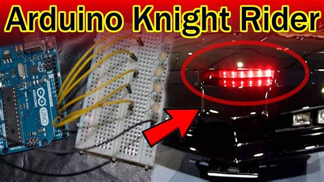 Arduino Knight Rider Project Example With Code 2021 Simple Arduino