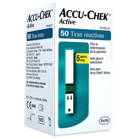 Tiras Reagentes Accu Chek Active Roche Dipromed