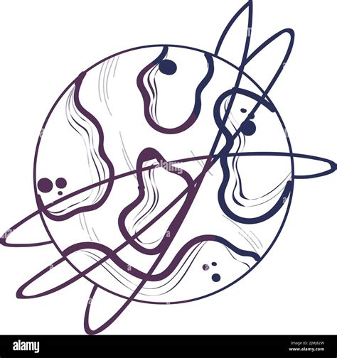 Planet Silhouette Illustration Stock Vector Image And Art Alamy