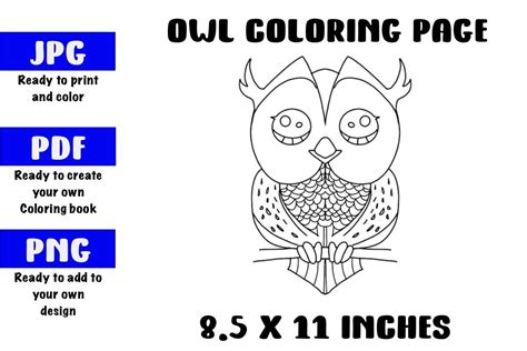 Owl Pictures To Print And Color
