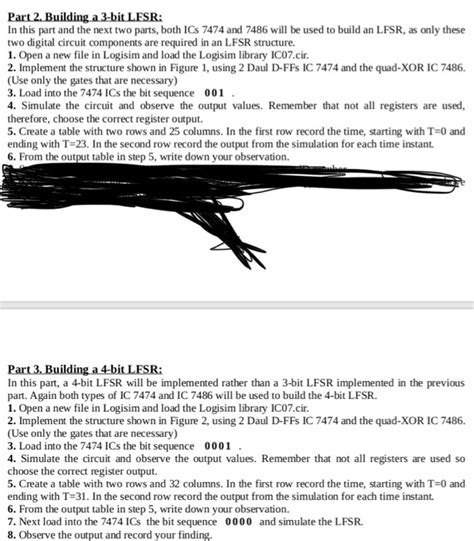 Building 3 Bit And 4 Bit Lfsr Using Logisim