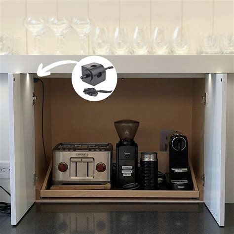 Safety Interlock Outlet With Corner Mount Limit Switch Docking Drawer