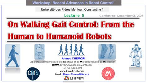 Pdf On Walking Gait Control From Human To Humanoid Robots
