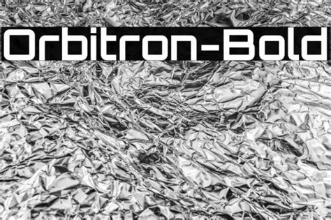 Orbitron Bold Font Free Download Ttfotf