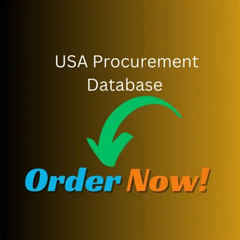 Usa Procurement Database In Patna Id 2854716857812