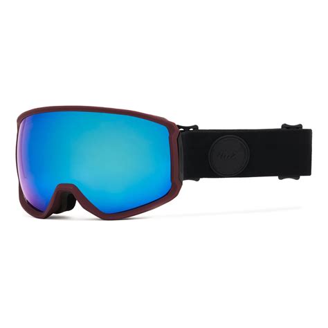 Gogle Snowboardowe Imx Peak Purple Matt Black Szyba Podwójna Blue Irridium Brown 4ride Pl
