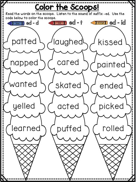 Suffix Ed Word Work No Prep Made By Teachers