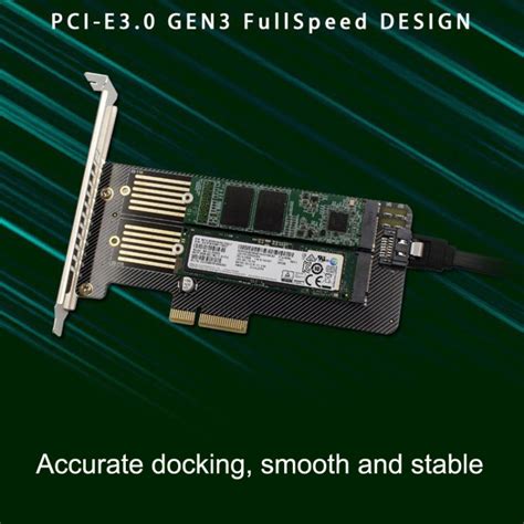 M NVME NGFF SSD To PCIE SATA Dual Disk Conversion Expansion Card
