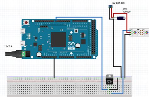 Due Controlling Ws2811 Strips Driven With External Power Question Leds And Multiplexing