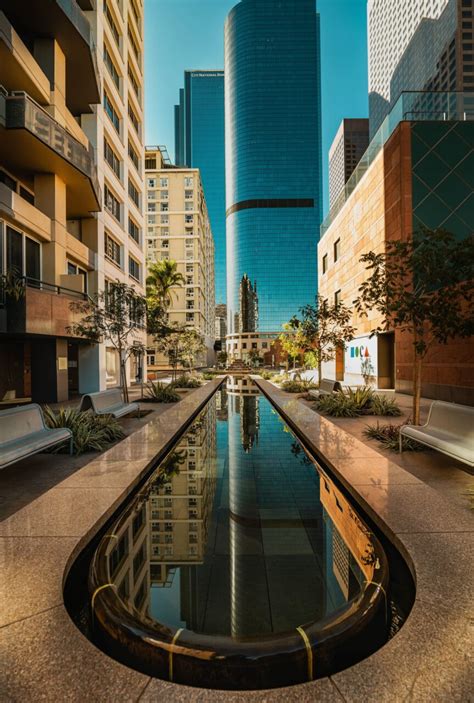 Reflective Urban Serenity Wallpaper Background Free Download