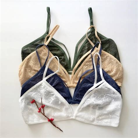 Cage Bralette Multi Color Lace Triangle Bra Bralette Underwear Top Lac Bralettes 2927020