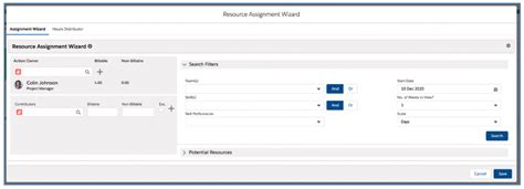 Resource Assignment Wizard